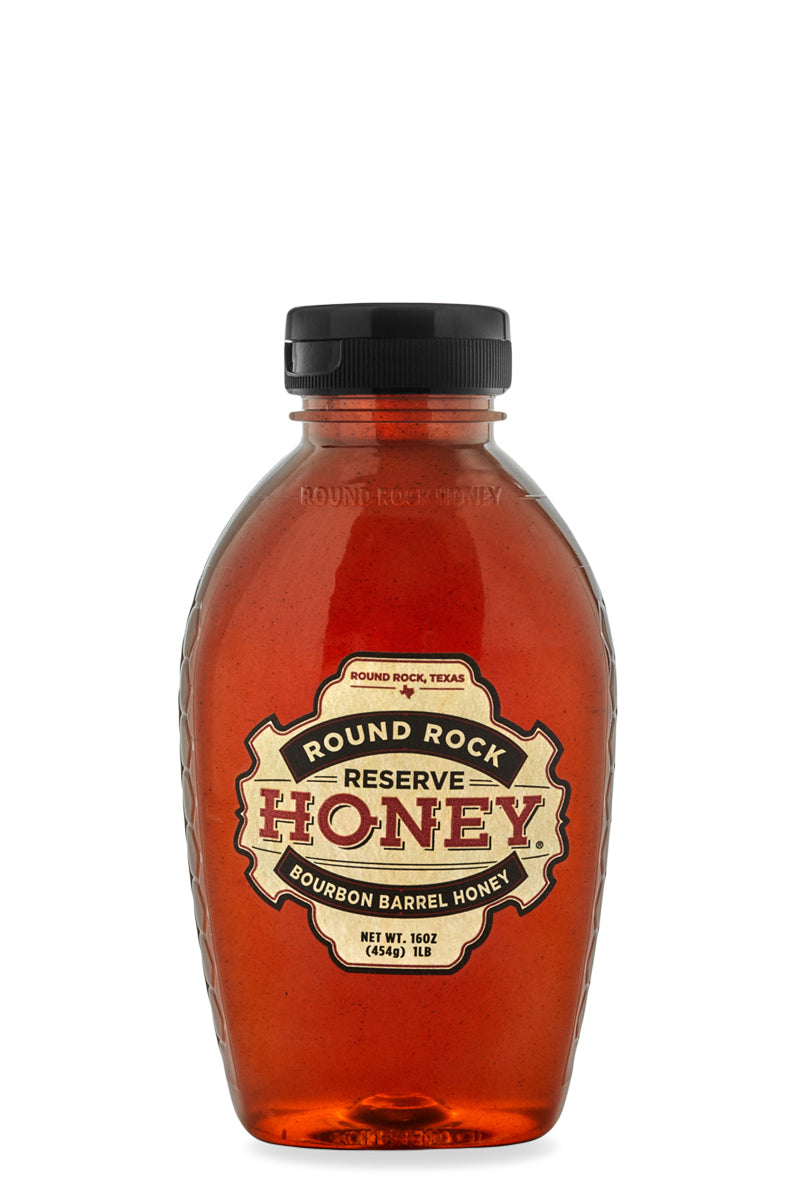 Reserve Bourbon Barrel Honey (1lb) – Round Rock Honey Company